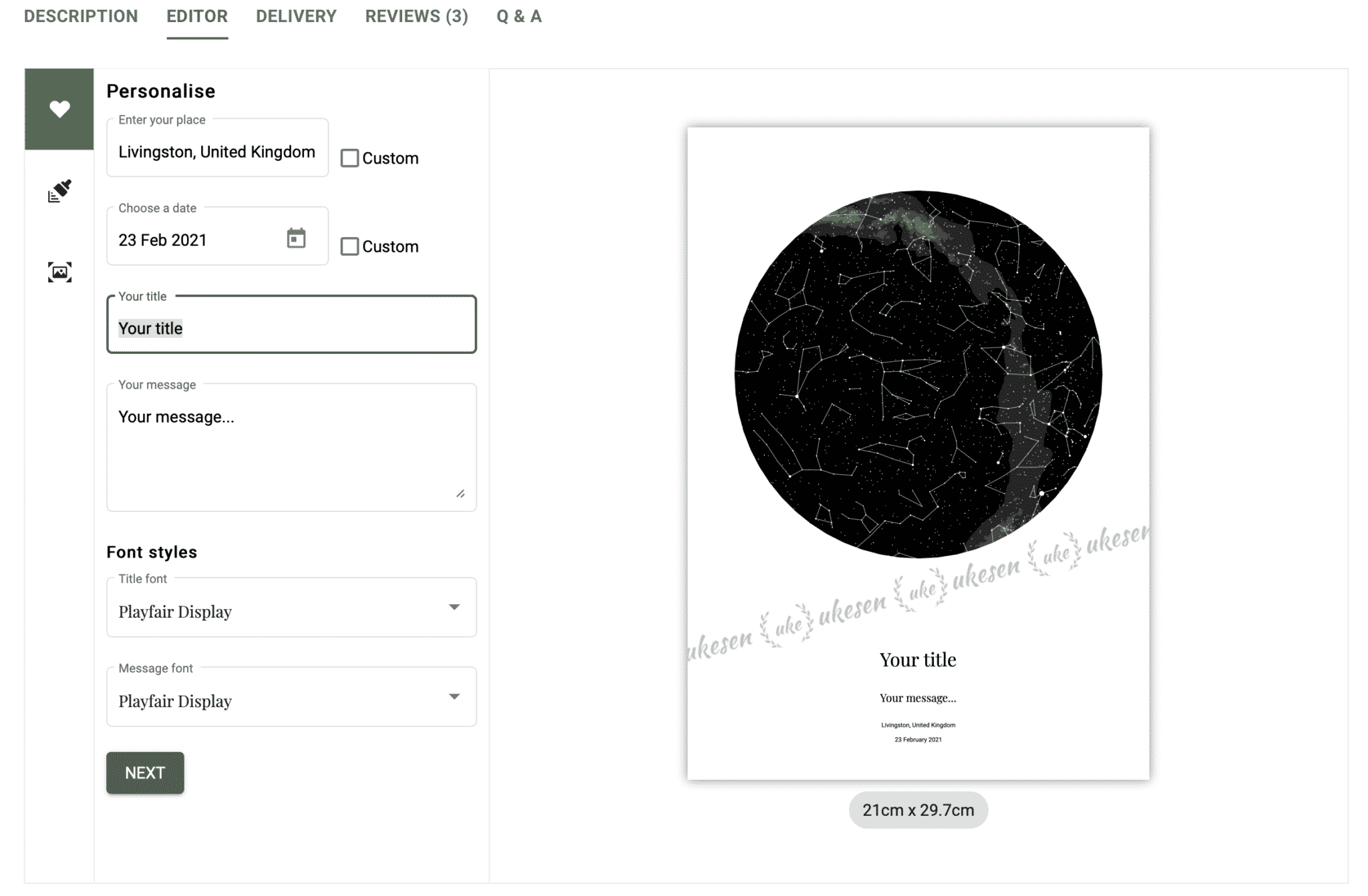 How to Make Your Own Star Map Poster for Free — ukesen